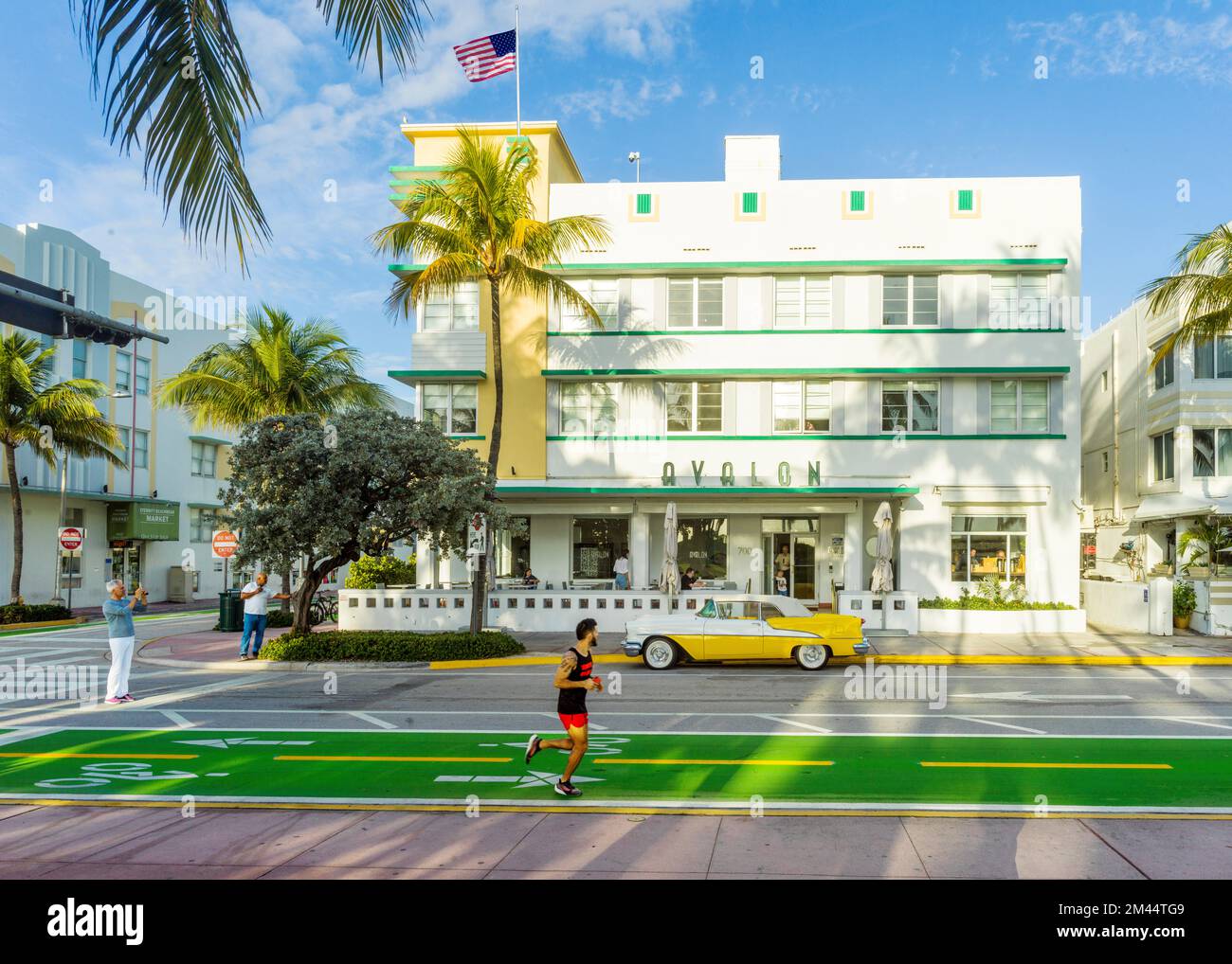 Art Deco District Ocean Drive,South Beach Miami Beach Miami Florida,USA ...