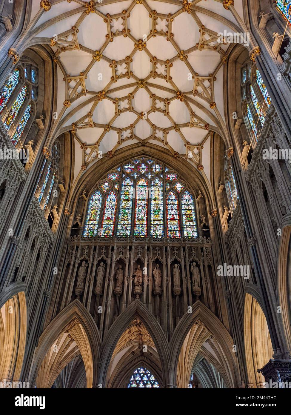 The beautiful interior of a cathedral Stock Photo - Alamy