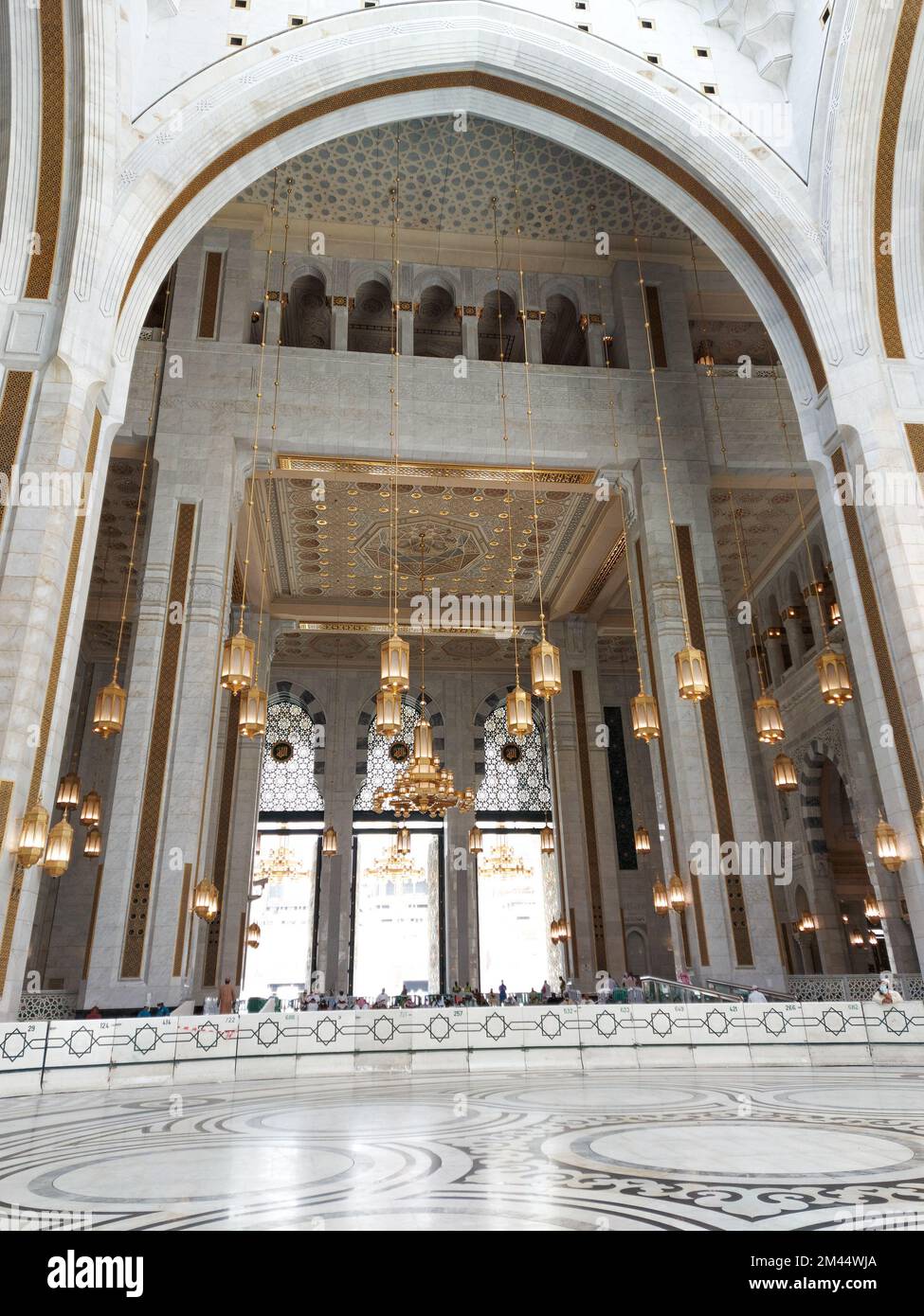 Mecca , Saudi Arabia 12 May 2021 , Makkah - Al Haram mosque from inside ...