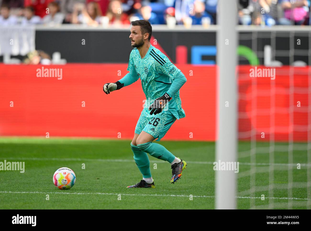 Goalkeeper Sven Ulrich FC Bayern Munich FCB (26), on the ball, PreZero ...
