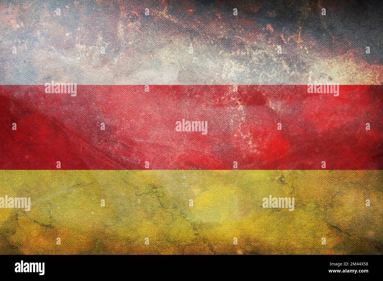 Top view of retro flag Aipe Colombia with grunge texture. Colombian ...