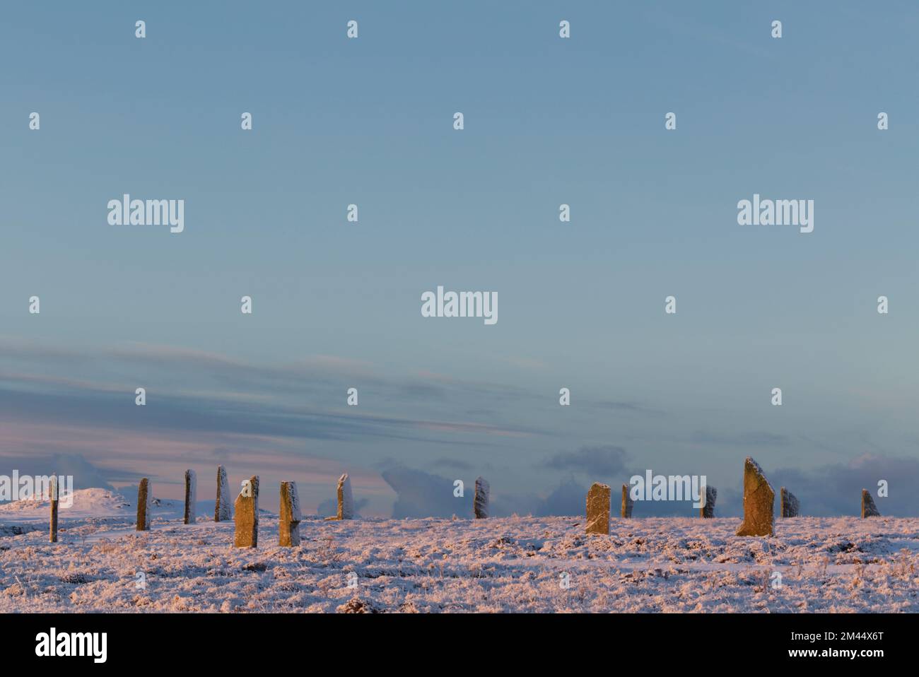 Ring of Brodgar ancient stone circle, Orkney Isles Stock Photo - Alamy