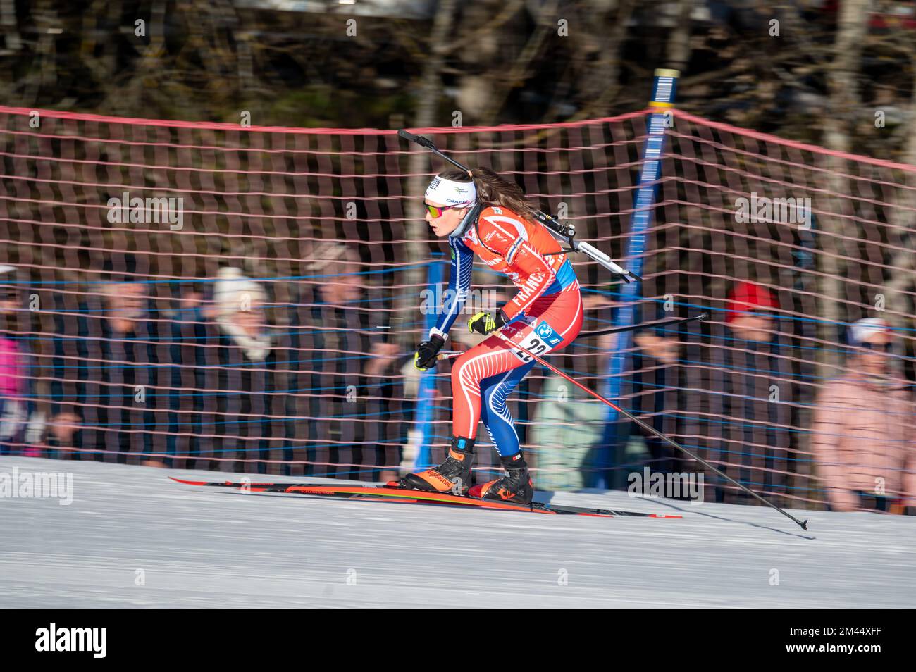 Le Grand-Bornand, France - December 18, 2022, CHEVALIER Chloe during ...