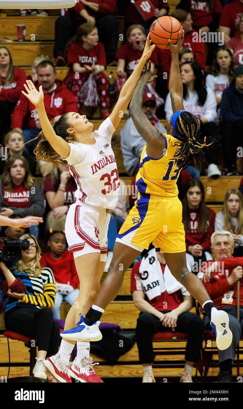 Bloomington, United States. 18th Dec, 2022. Indiana Hoosiers forward ...