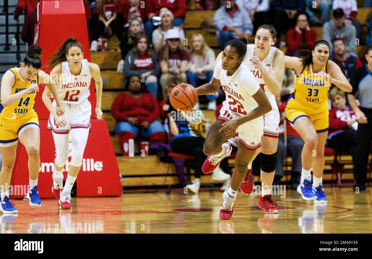 Bloomington, United States. 18th Dec, 2022. Indiana Hoosiers guard ...