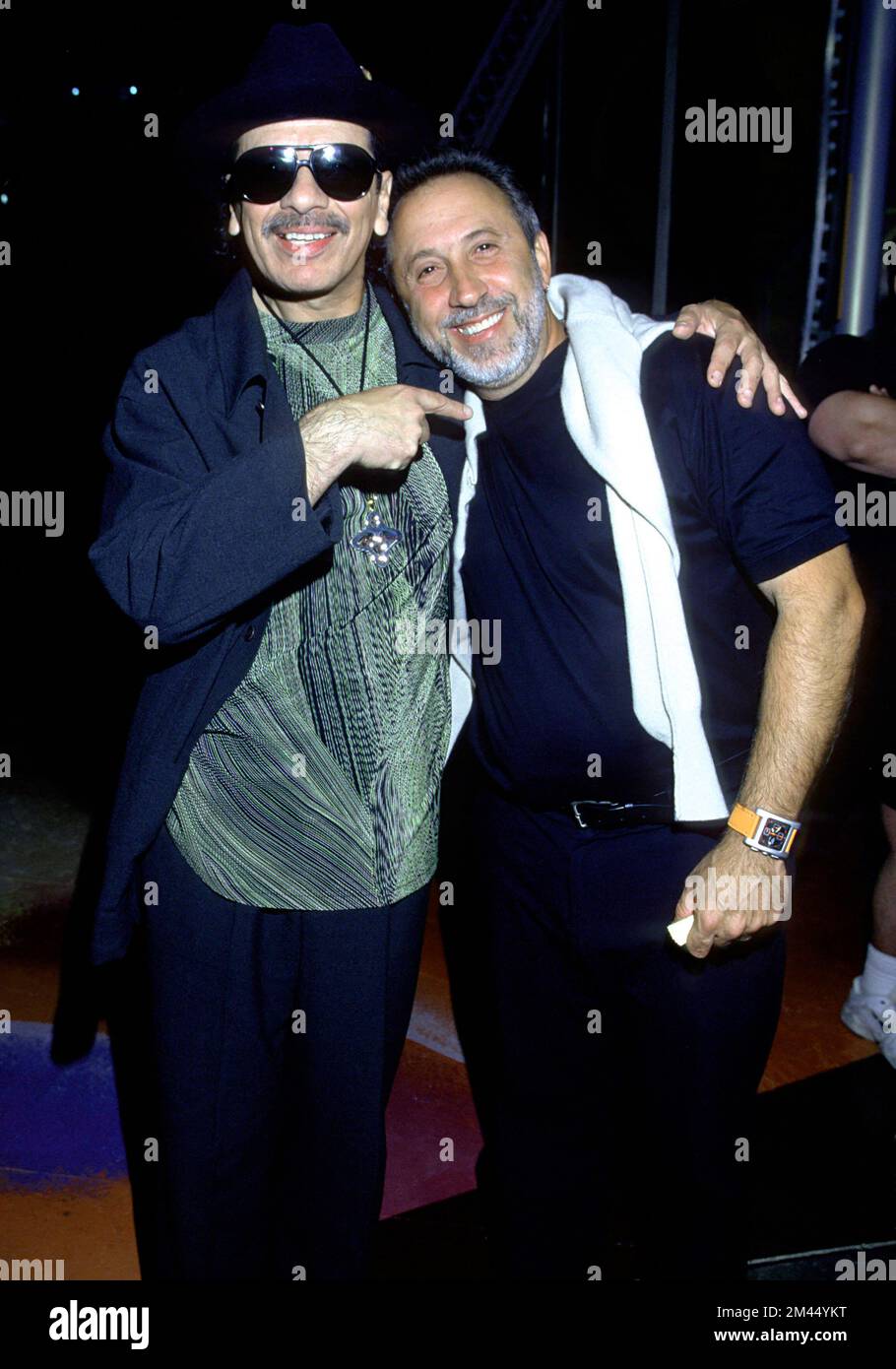 Carlos Santa & Emillio Estefan at the Latin Grammys rehearsals 2000 ...