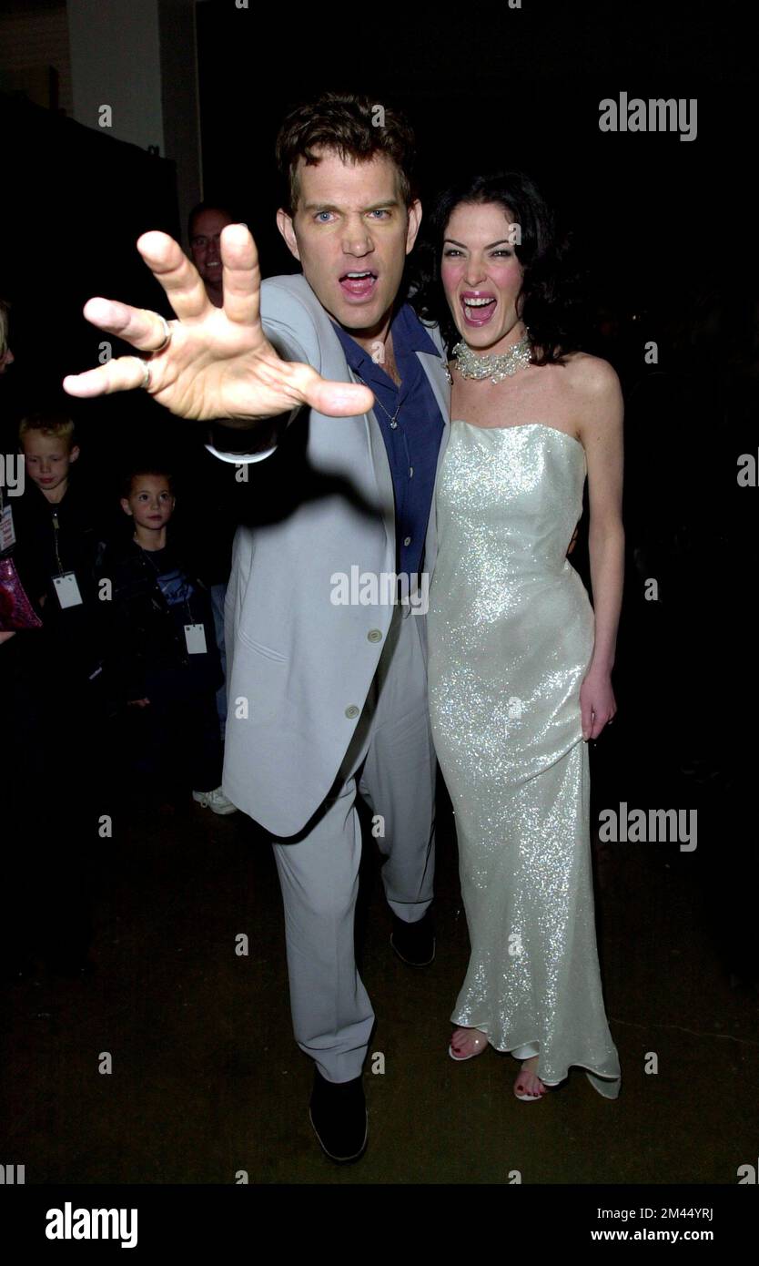 Chris Isaak & Lara Flynn Boyle attending the 7th Annual Blockbuster ...