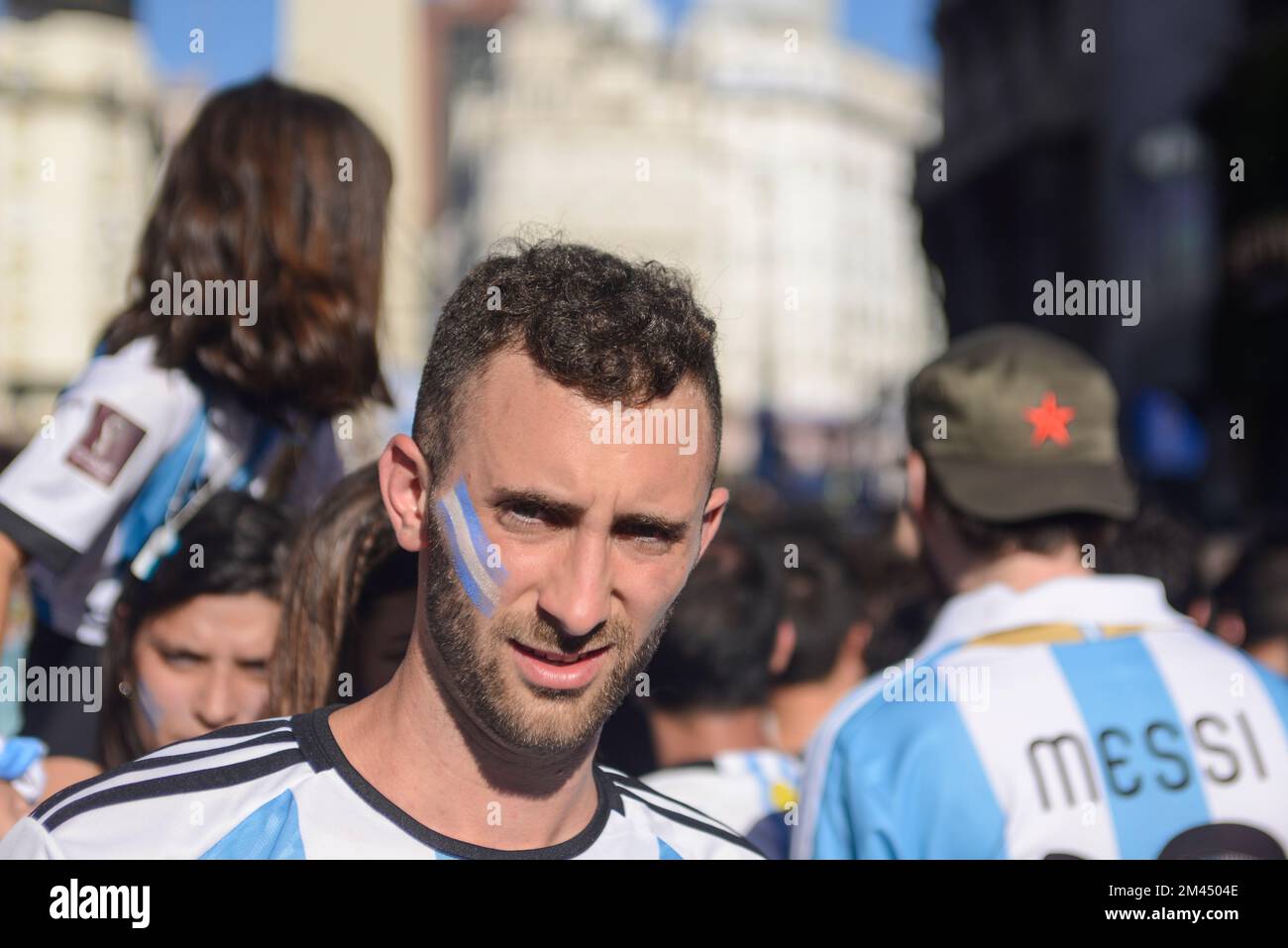 Argentina fans in Buenos Aires celebrate their team defeating France to ...