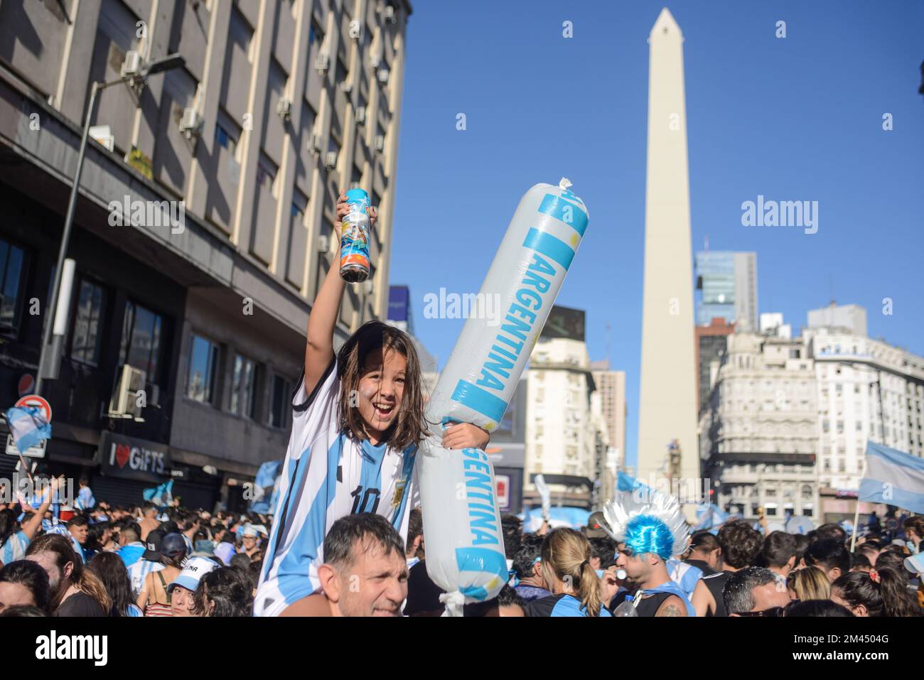 Argentina fans in Buenos Aires celebrate their team defeating France to ...