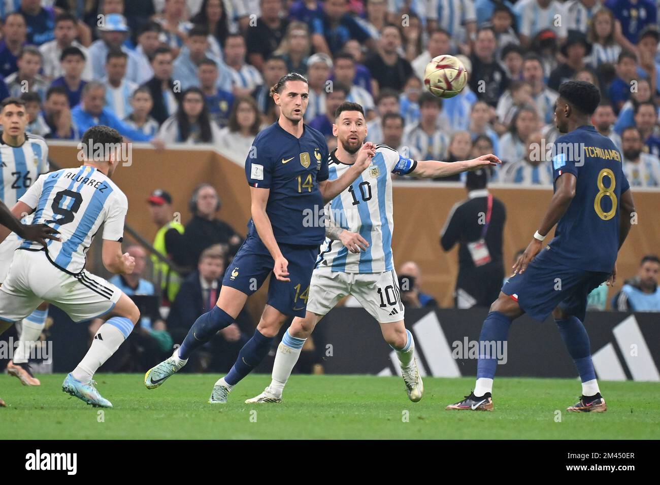 Lusail, Qatar, 18/12/2022, Lionel MESSI (ARG), action, duels versus ...