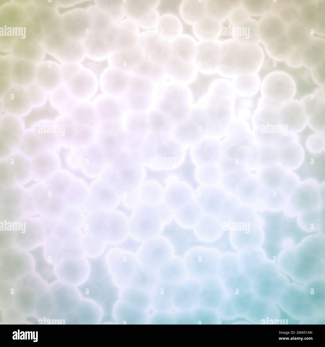 Abstract cell of virus or pathogenic bacterium under microscope ...