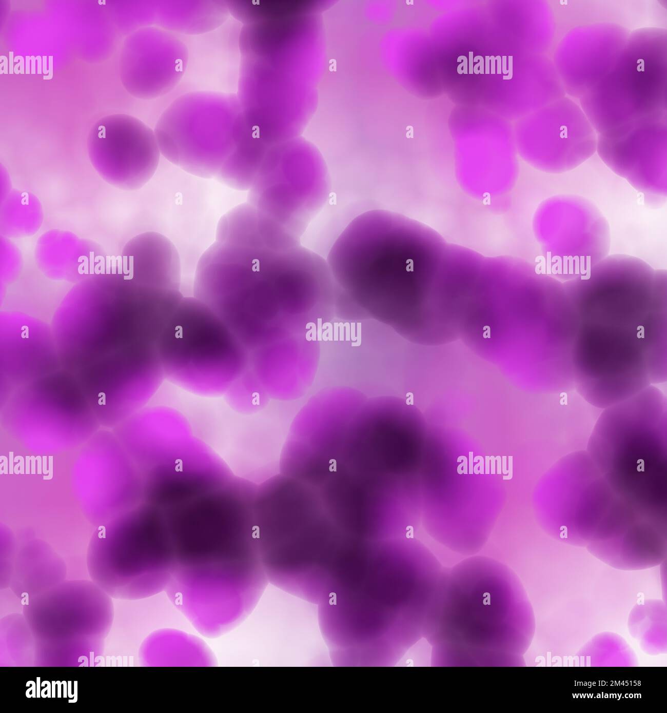 Abstract cell of virus or pathogenic bacterium under microscope ...