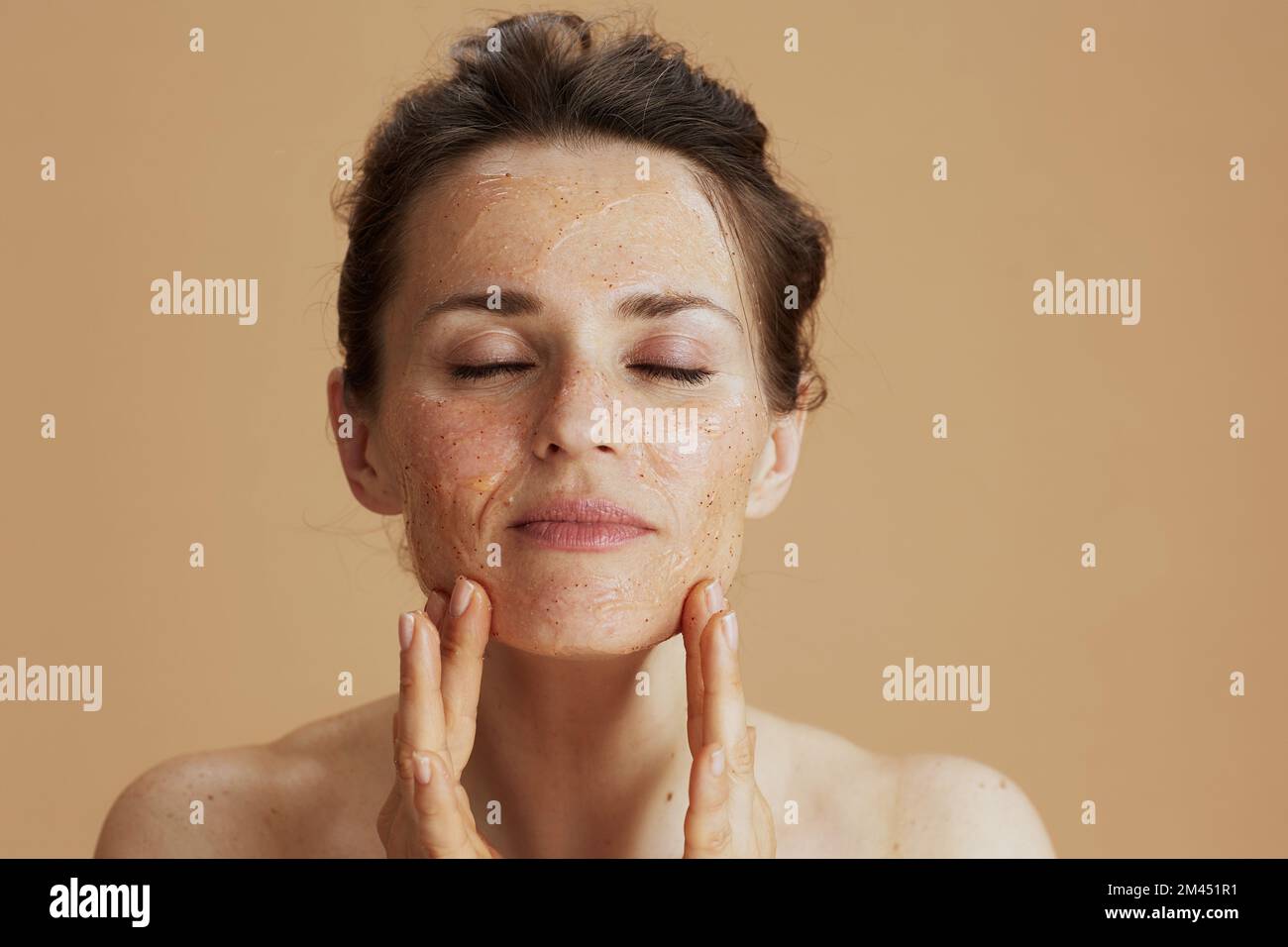 Modern woman face hi-res stock photography and images - Alamy