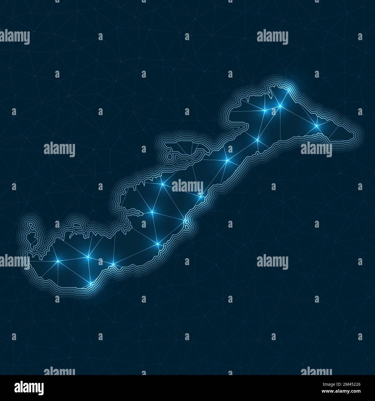 Amorgos map hi-res stock photography and images - Alamy