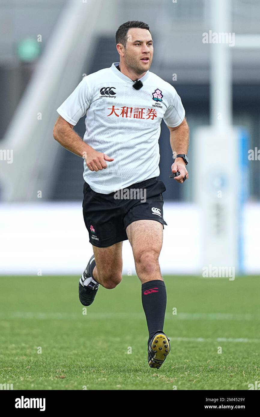 Kumagaya Rugby Stadium, Saitama, Japan. 17th Dec, 2022. Ben O'Keefe ...