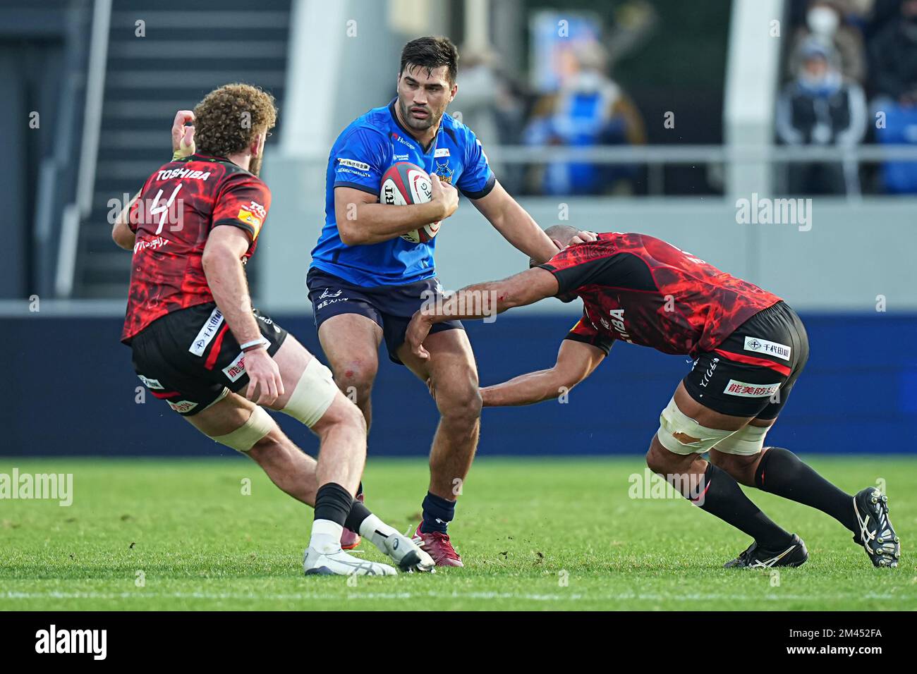 Kumagaya Rugby Stadium, Saitama, Japan. 17th Dec, 2022. Damian de ...