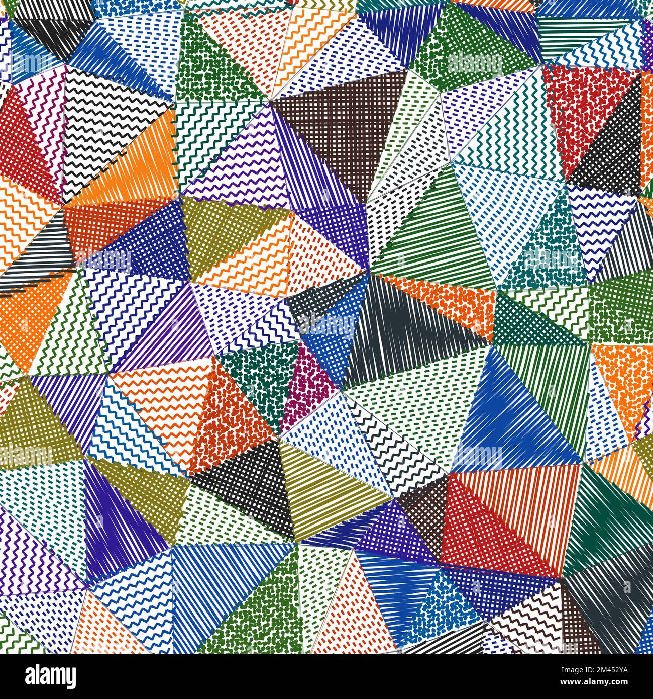 Low poly sketch background. Appealing square pattern. Radiant abstract ...