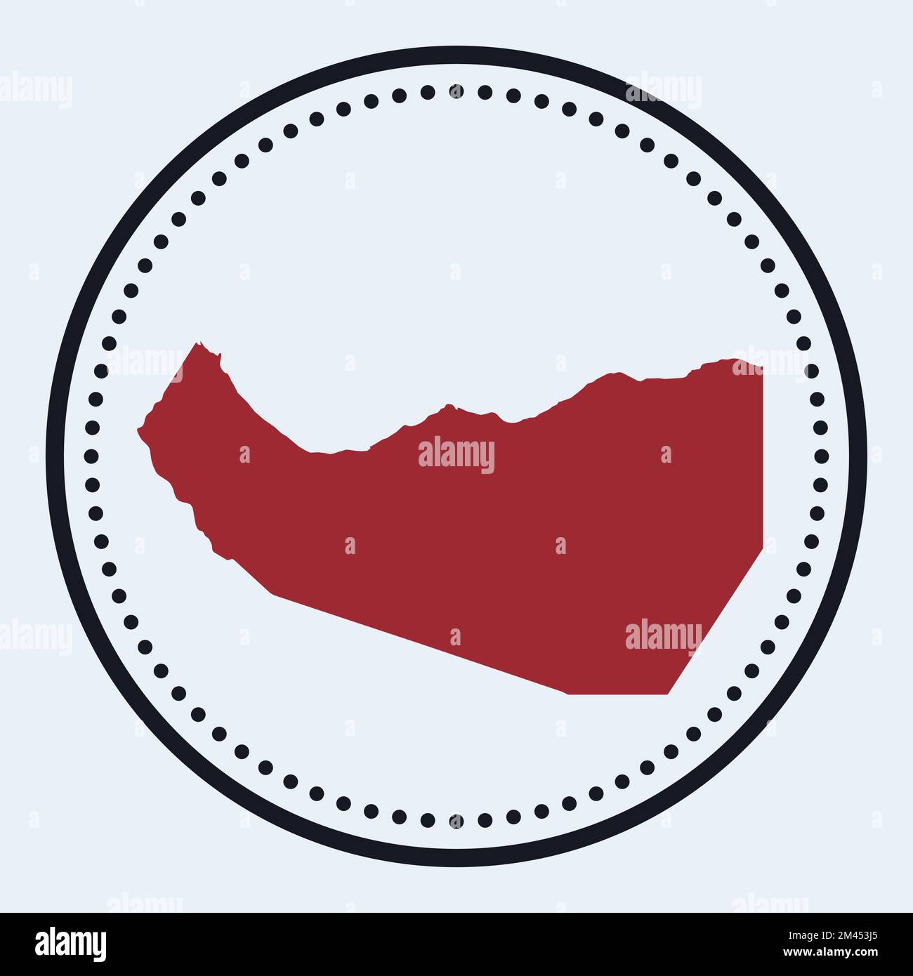 Somaliland round stamp. Round logo with country map and title. Stylish ...