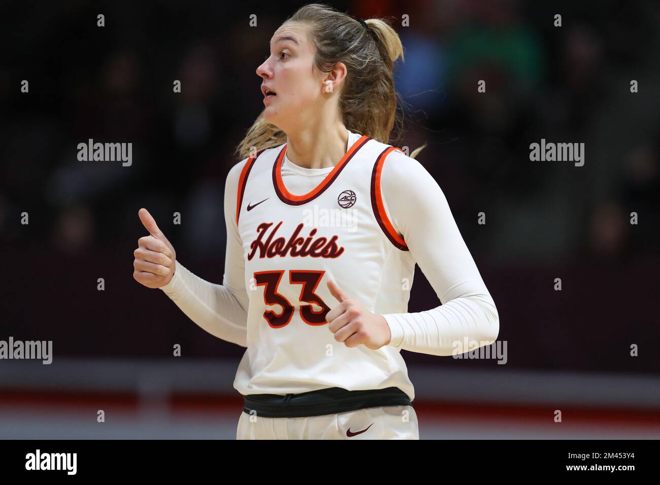 Blacksburg, Virginia, USA. 18th Dec, 2022. Virginia Tech Hokies center ...