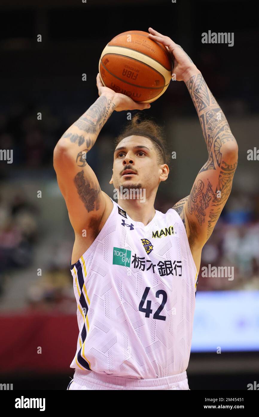 Kawasaki Todoroki Arena, Kanagawa, Japan. 16th Dec, 2022. Isaac Fotu ...