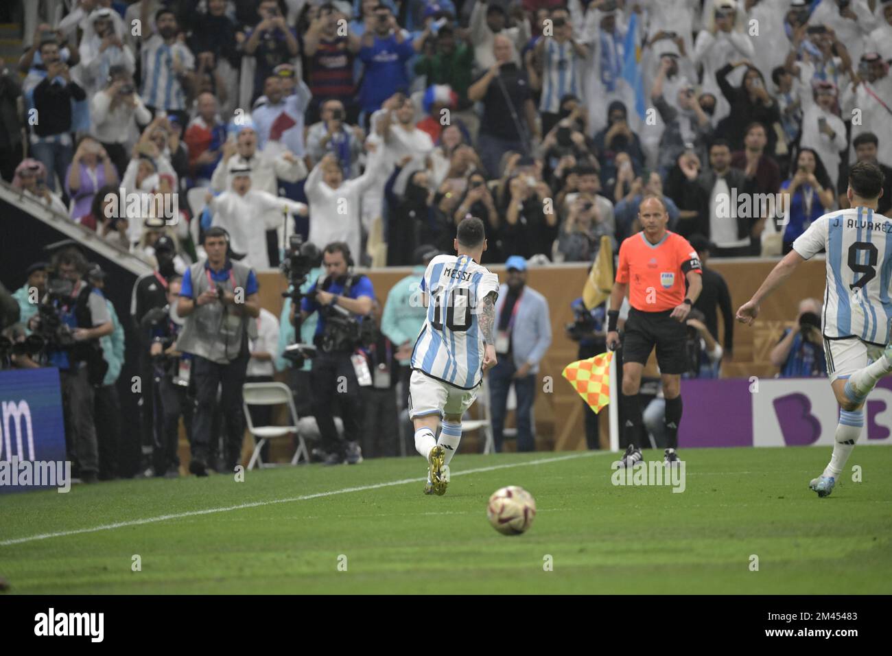 Argentina v France, FIFA World Cup 2022, Final, Football, Lusail ...