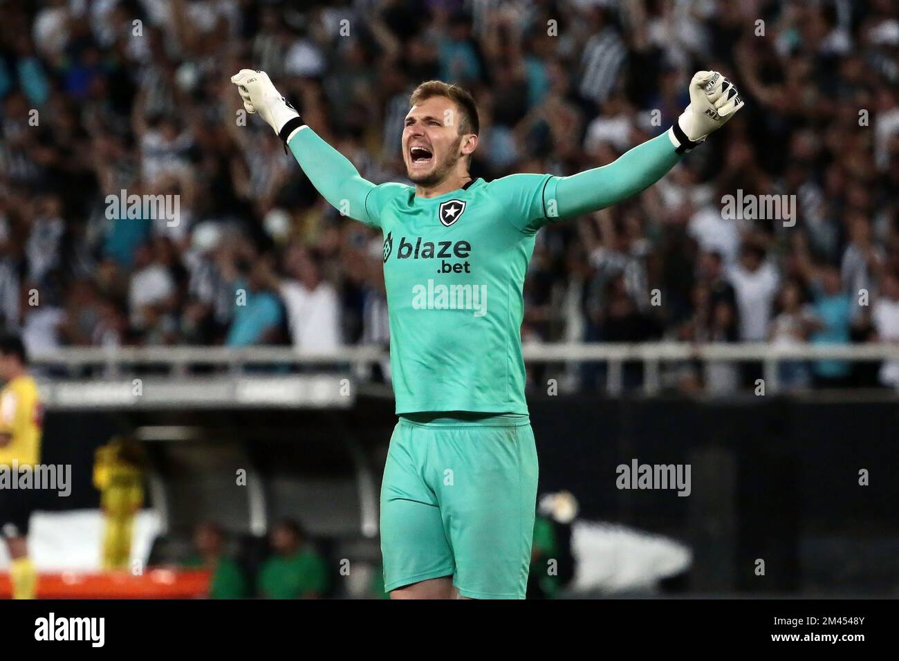 Rio de Janeiro, Brazil,November 10, 2022. Botafogo goalkeeper Lucas ...