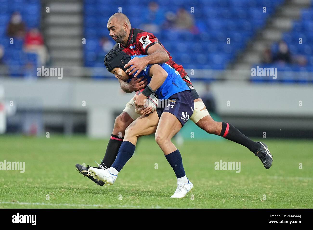 Kumagaya Rugby Stadium, Saitama, Japan. 17th Dec, 2022. (Top-Bottom ...