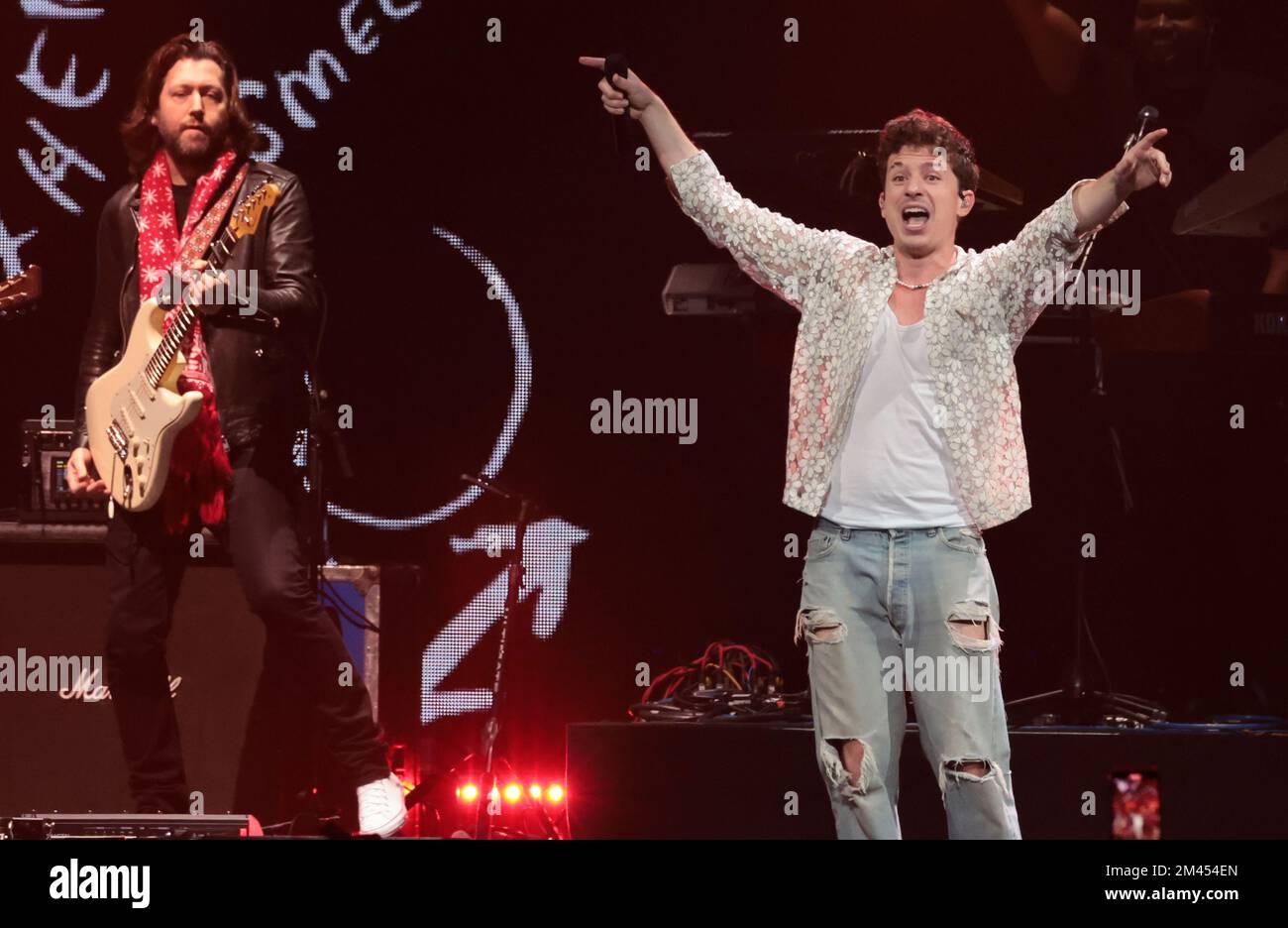 Sunrise, United States. 18th Dec, 2022. Charlie Puth performs at the ...