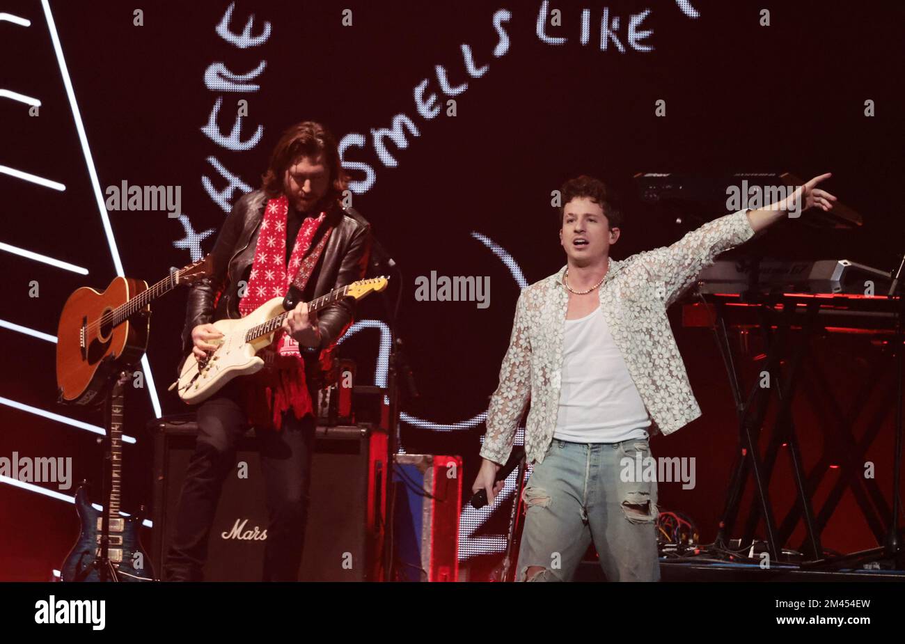 Sunrise, United States. 18th Dec, 2022. Charlie Puth performs at the ...