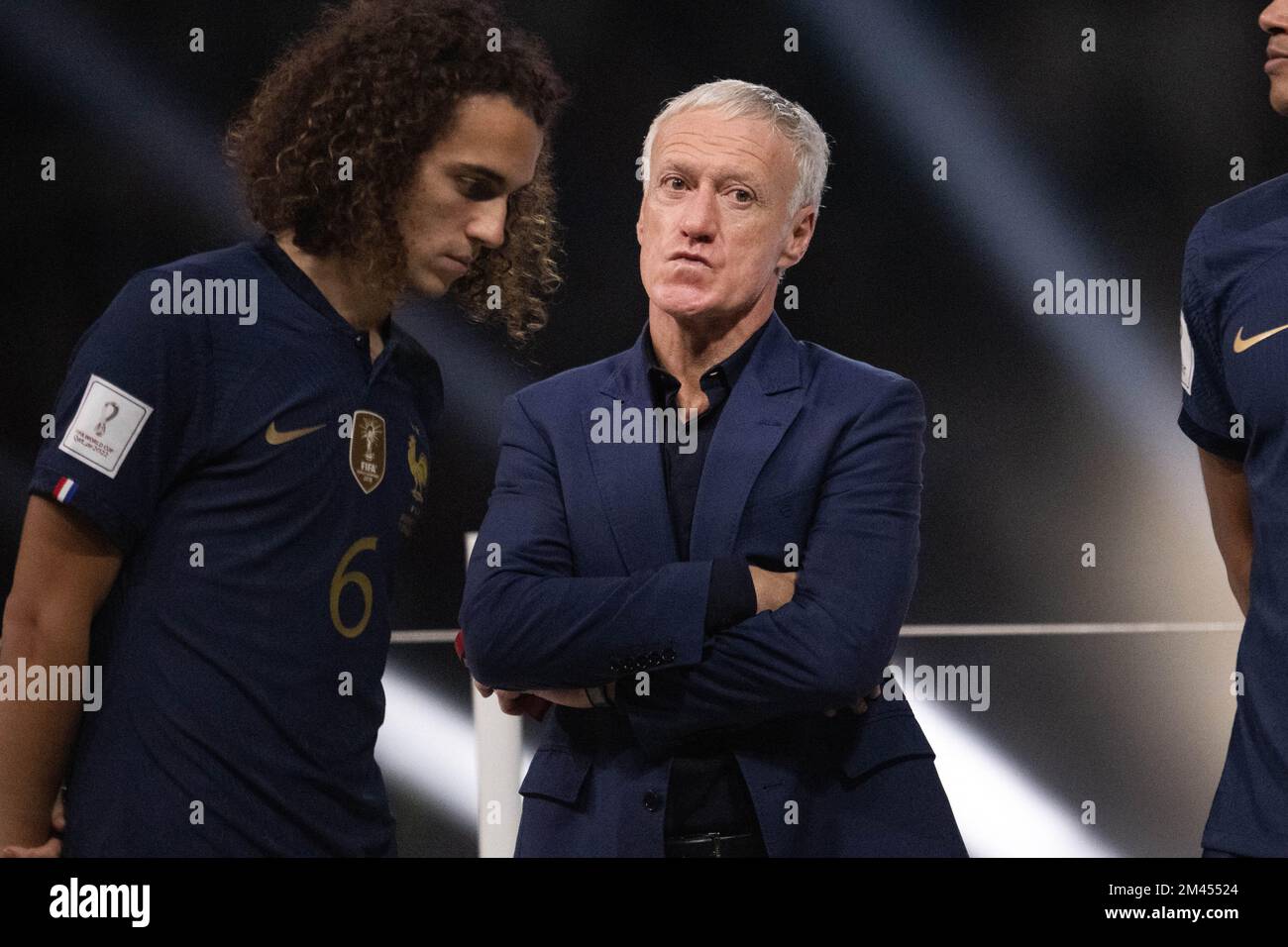 Lusail, Qatar, December 18, 2022. Coach Didier Deschamps of France ...