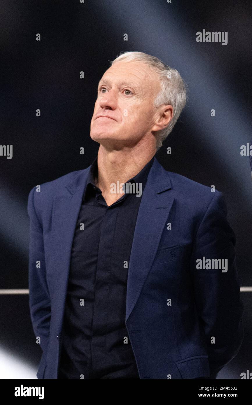 Lusail, Qatar, December 18, 2022. Coach Didier Deschamps of France ...