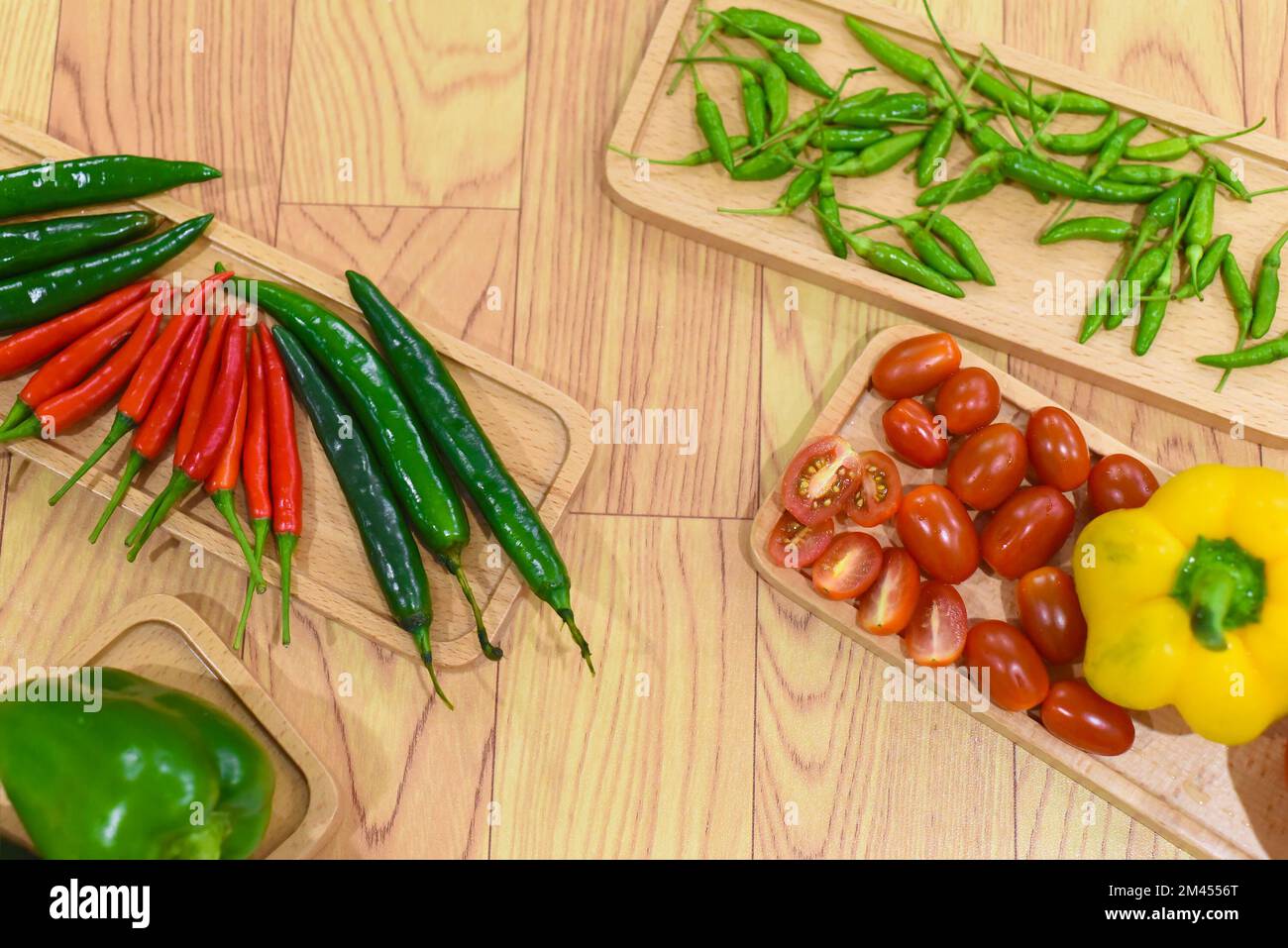 Many ingredients for preparing Tacos in a mexican restaurant Stock ...