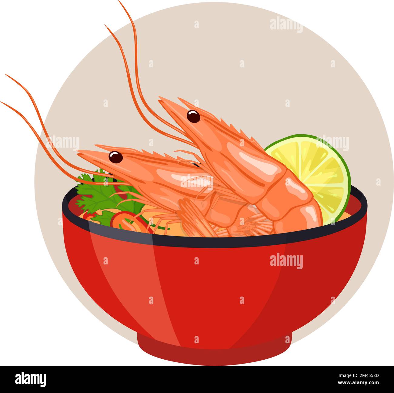 Tom Yum Soup Stock Vector Image & Art - Alamy