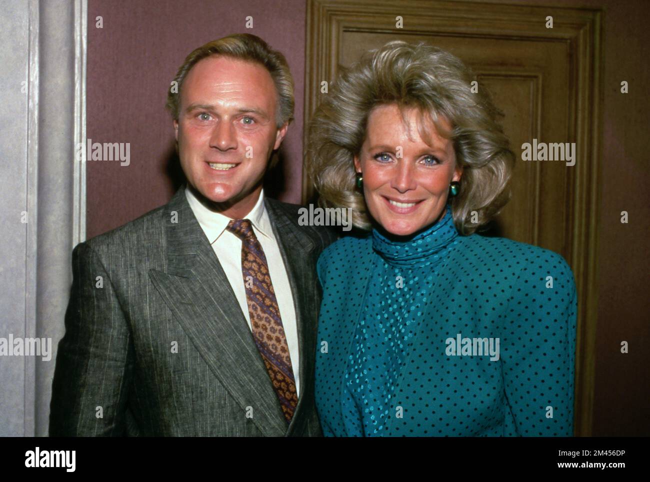 Linda Evans And Christopher Cazenove at the 150th episode of the ...