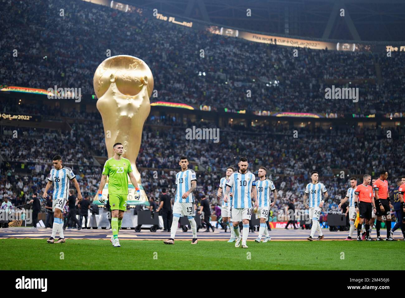 Lusail, Qatar. 18th Dec, 2022. Argentina team group (ARG) Football ...