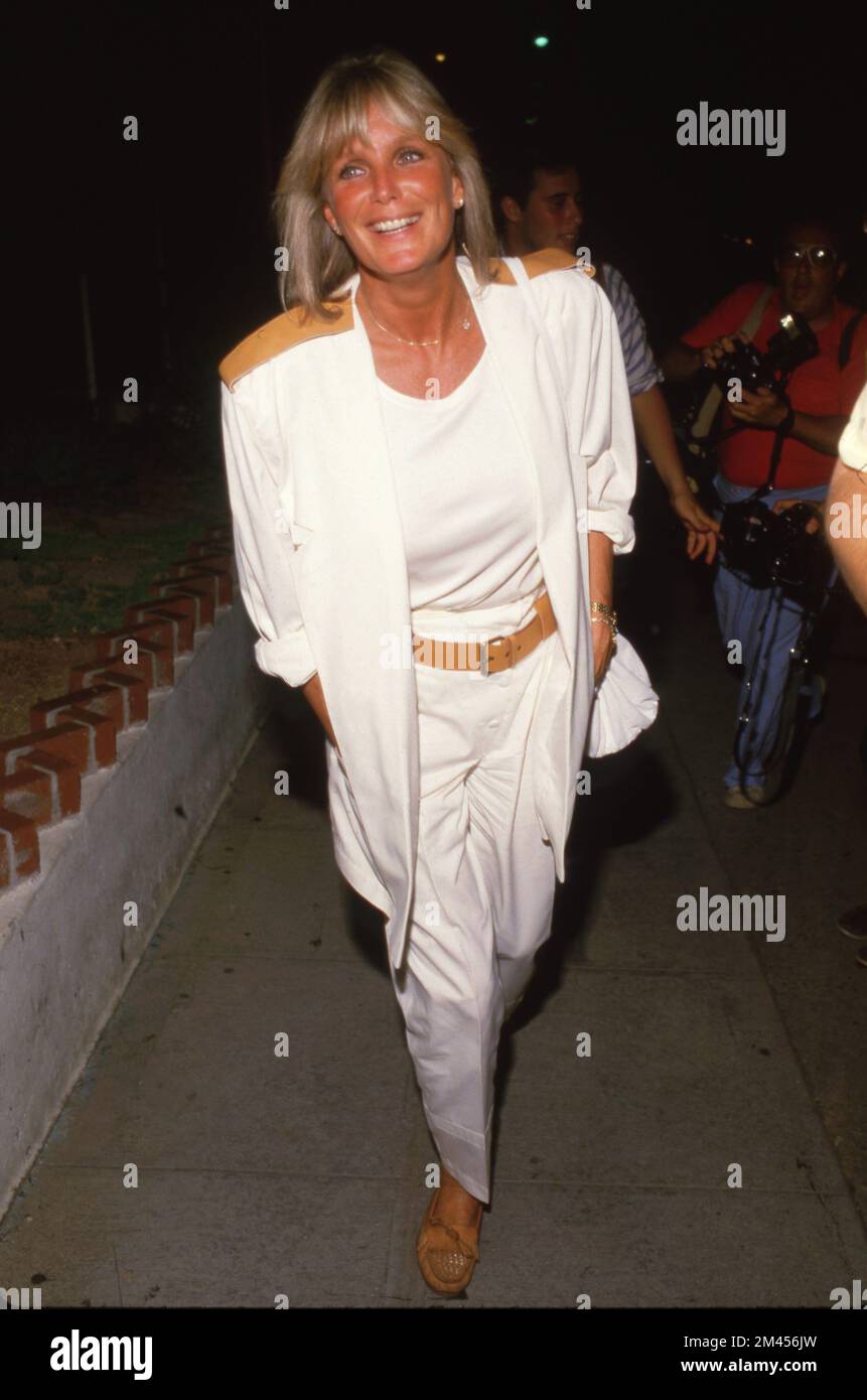 Linda Evans 1985 Credit: Ralph Dominguez/MediaPunch Stock Photo - Alamy