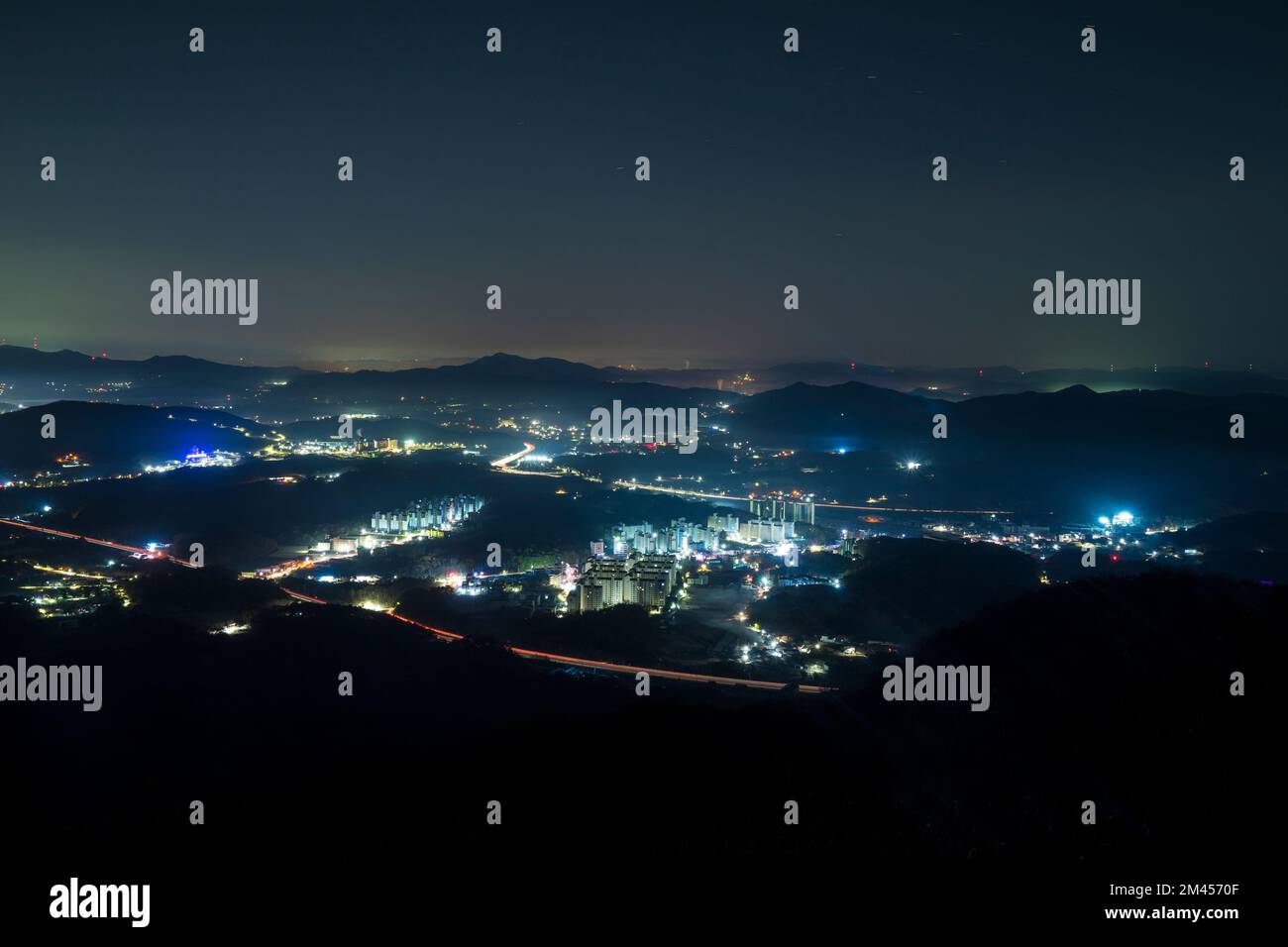 Landscape of Heukseong Mountain in Cheonan, Chungcheongnam-do, Korea ...