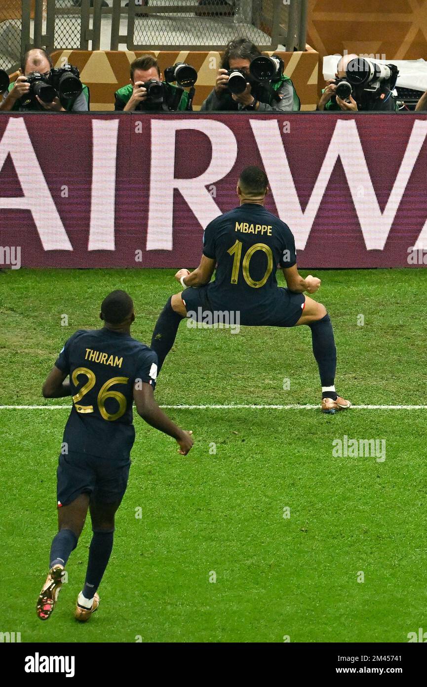 Kylian Mbappe of France during Argentina v France match Final of the ...