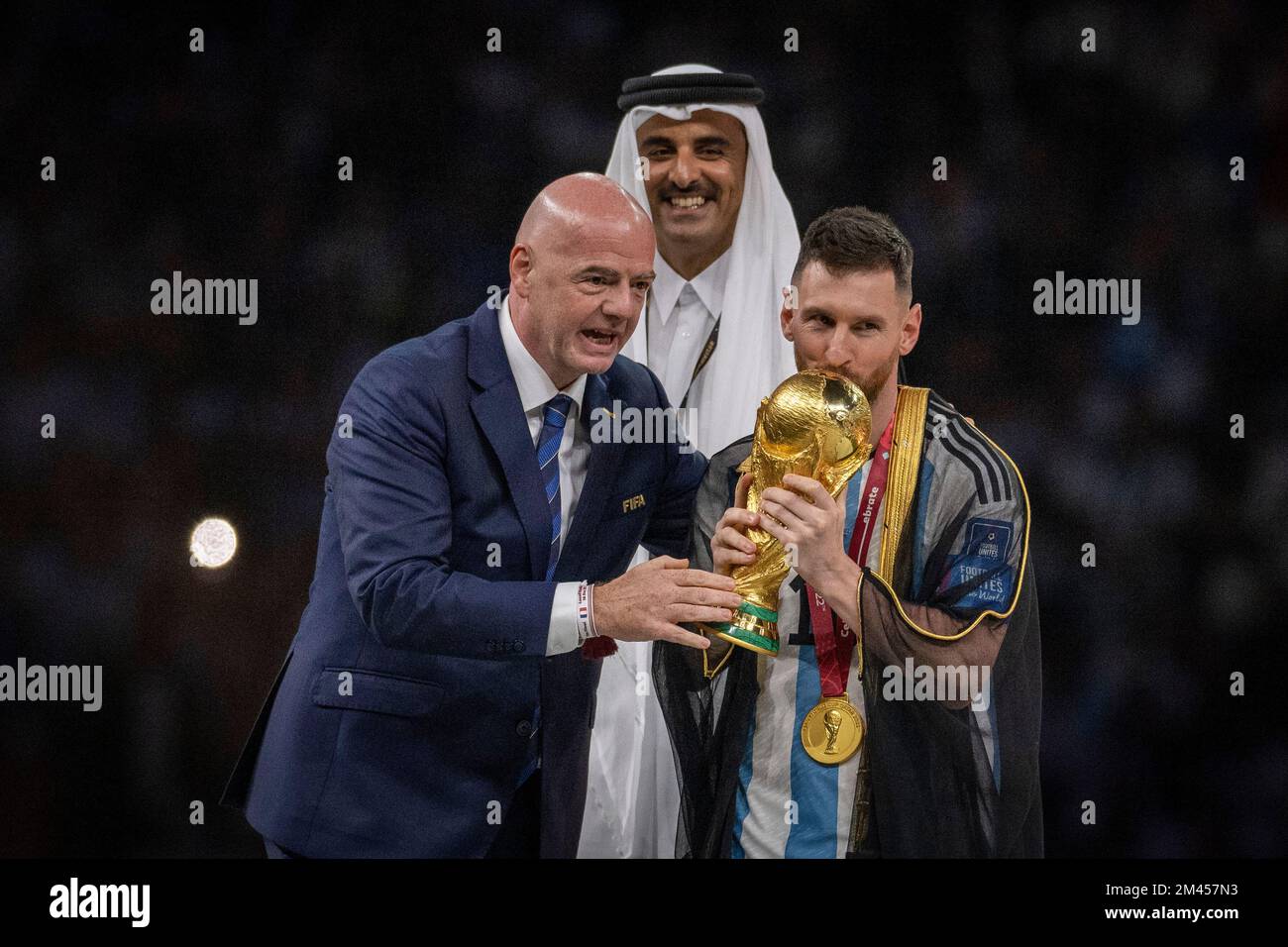 LUSAIL, AD - 18.12.2022: ARGENTINA VS FRANCE - Lionel Messi of ...