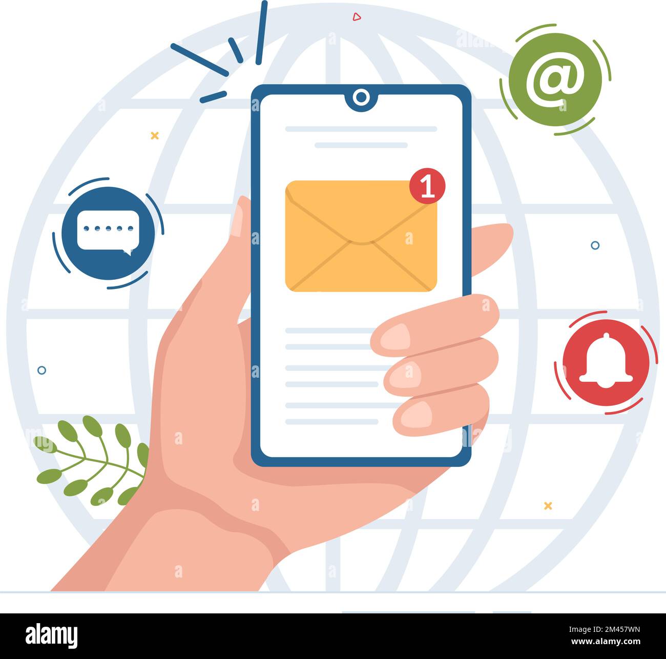 Email Service with Correspondence Delivery, Electronic Mail Message and ...