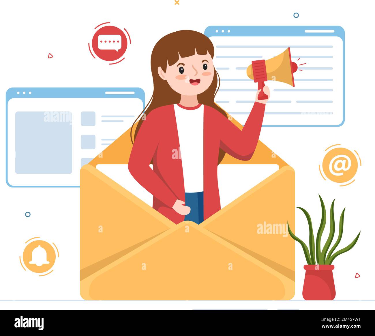 Email Service with Correspondence Delivery, Electronic Mail Message and ...