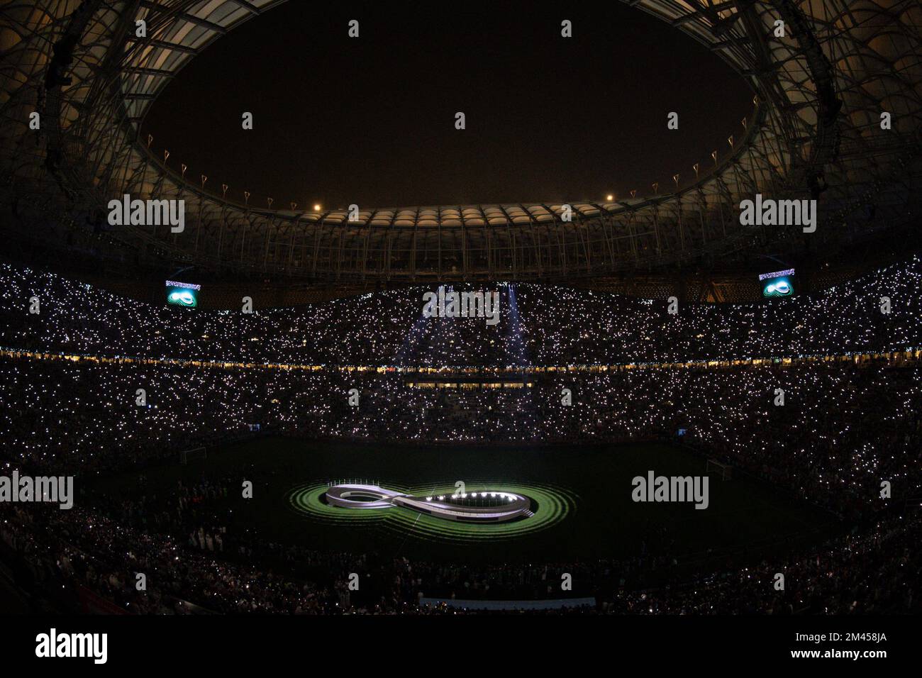 A general view inside the stadium during Argentina v France match Final ...