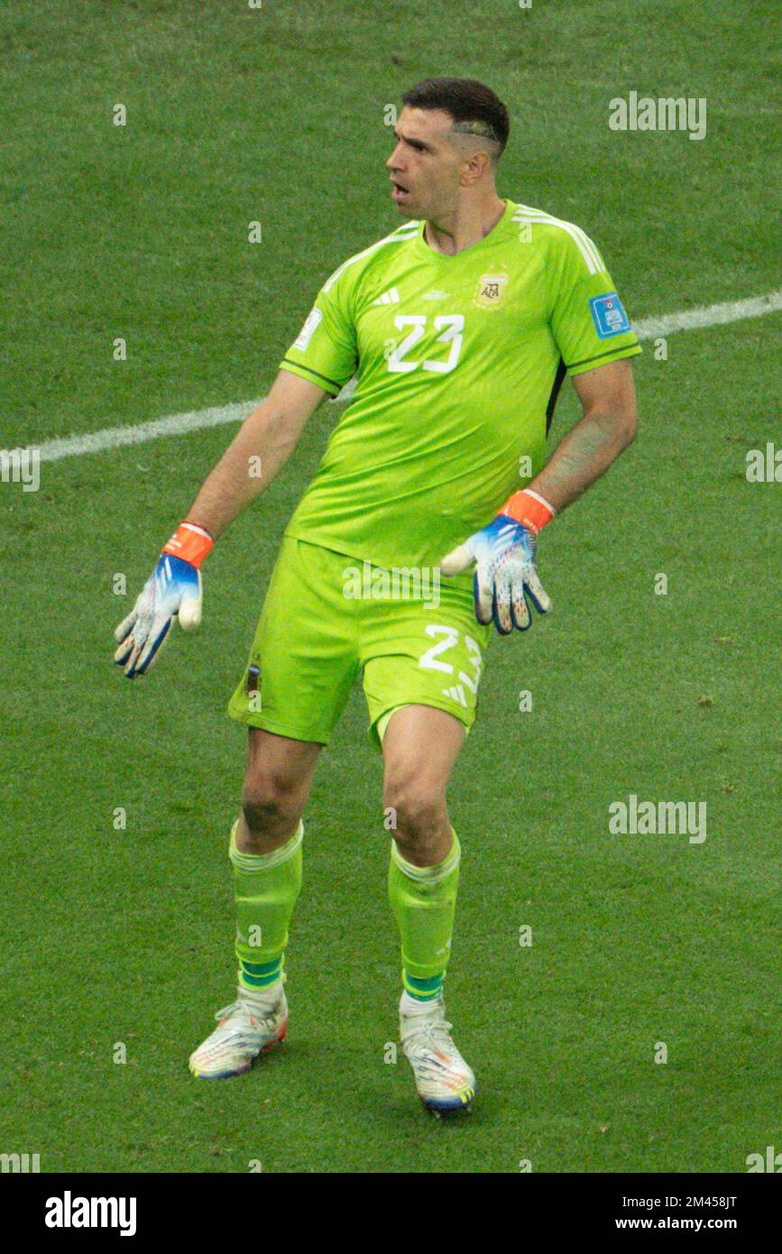 Emiliano Martinez of Argentina during Argentina v France match Final of ...