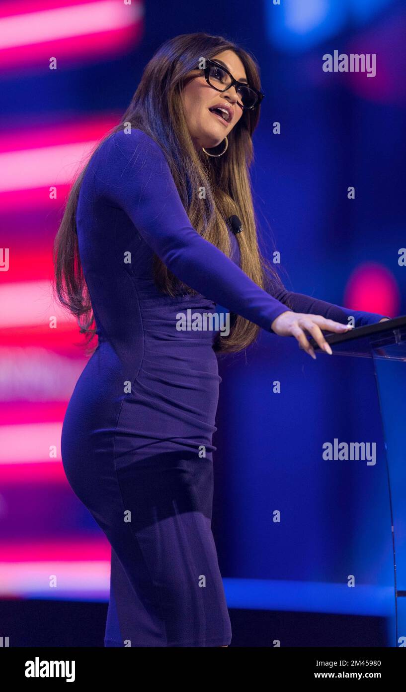 Phoenix, Arizona, USA. 18th Dec, 2022. KIMBERLY GUILFOYLE speaks at ...