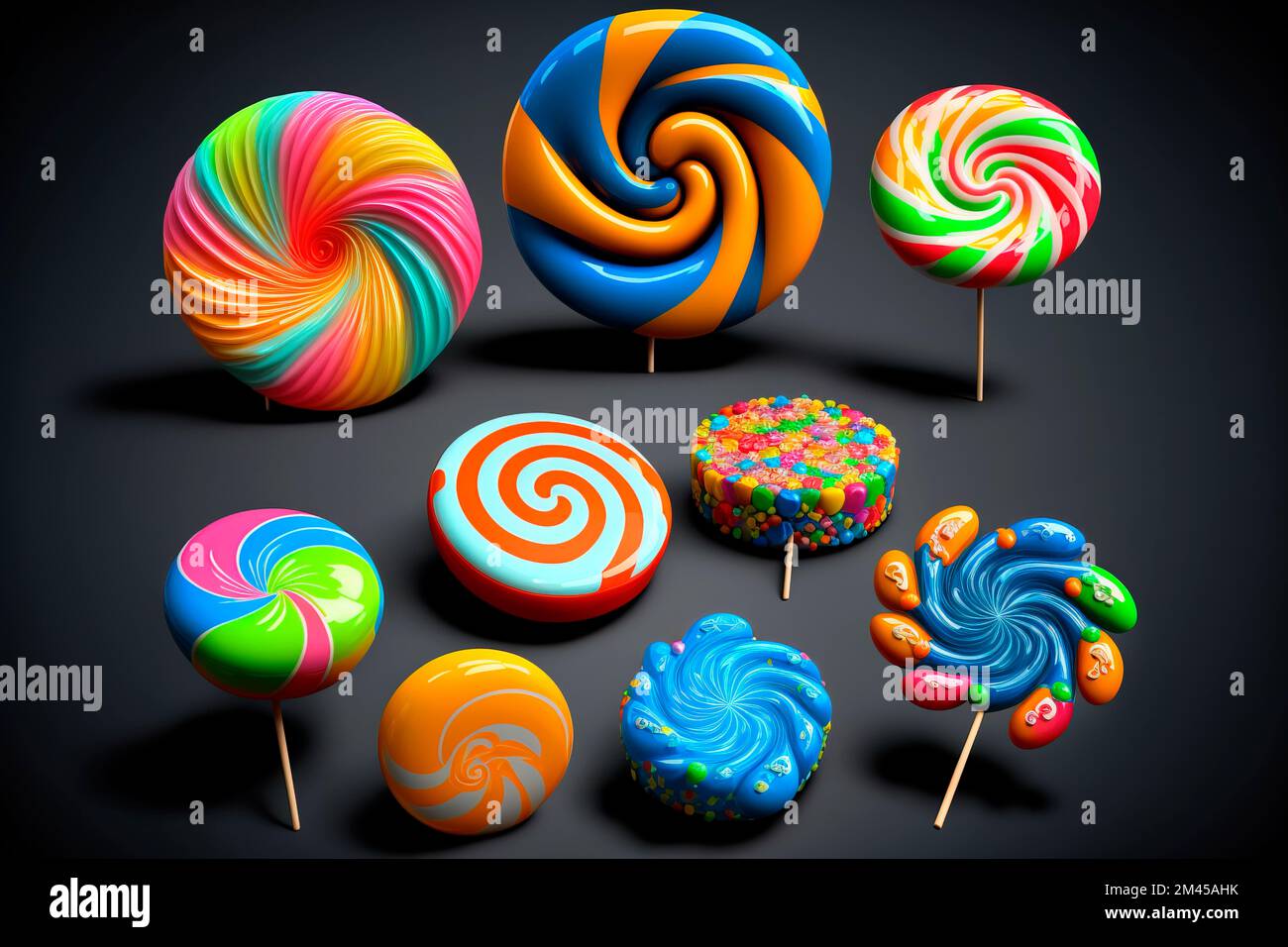 Lolly candy clipart hi-res stock photography and images - Alamy