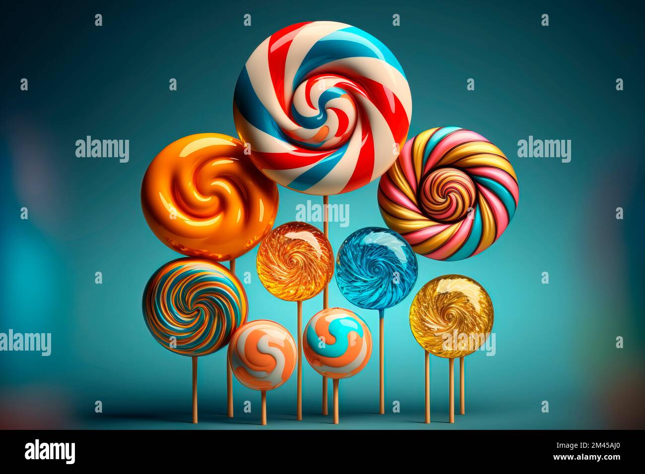 Lolly candy clipart hi-res stock photography and images - Alamy