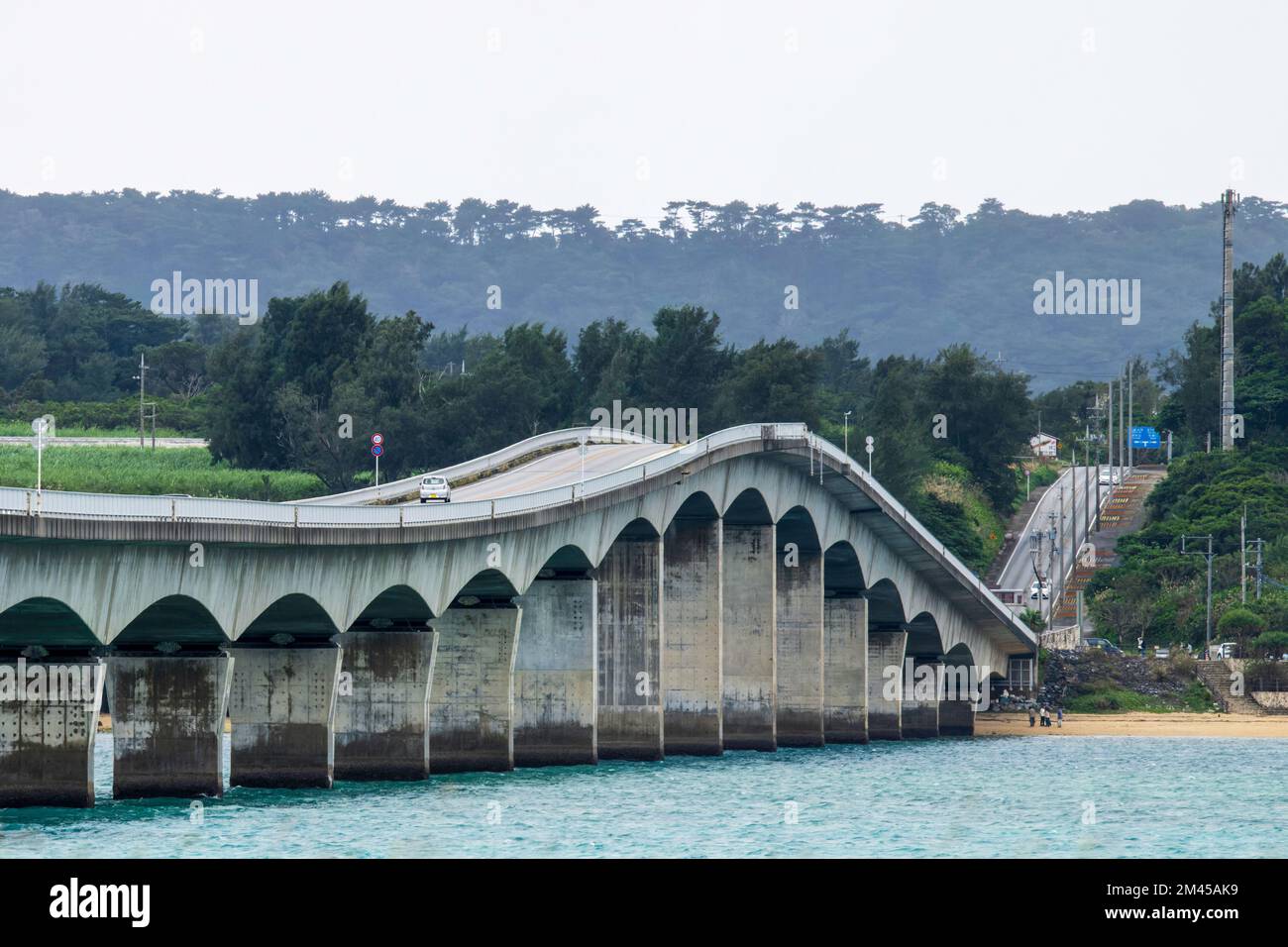Kouri Bridge in Okinawa, Japan Stock Photo - Alamy