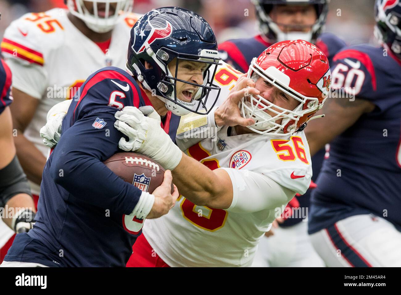 Houston, TX, USA. 18th Dec, 2022. Houston Texans quarterback Jeff ...