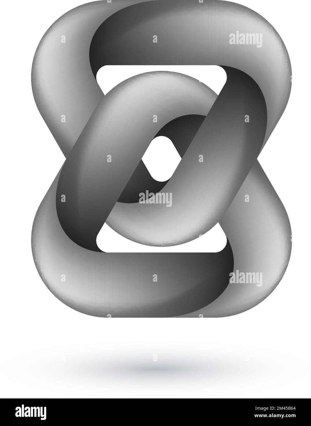 Abstract Model Of Geometric Torus Knot Object Illustration For Science