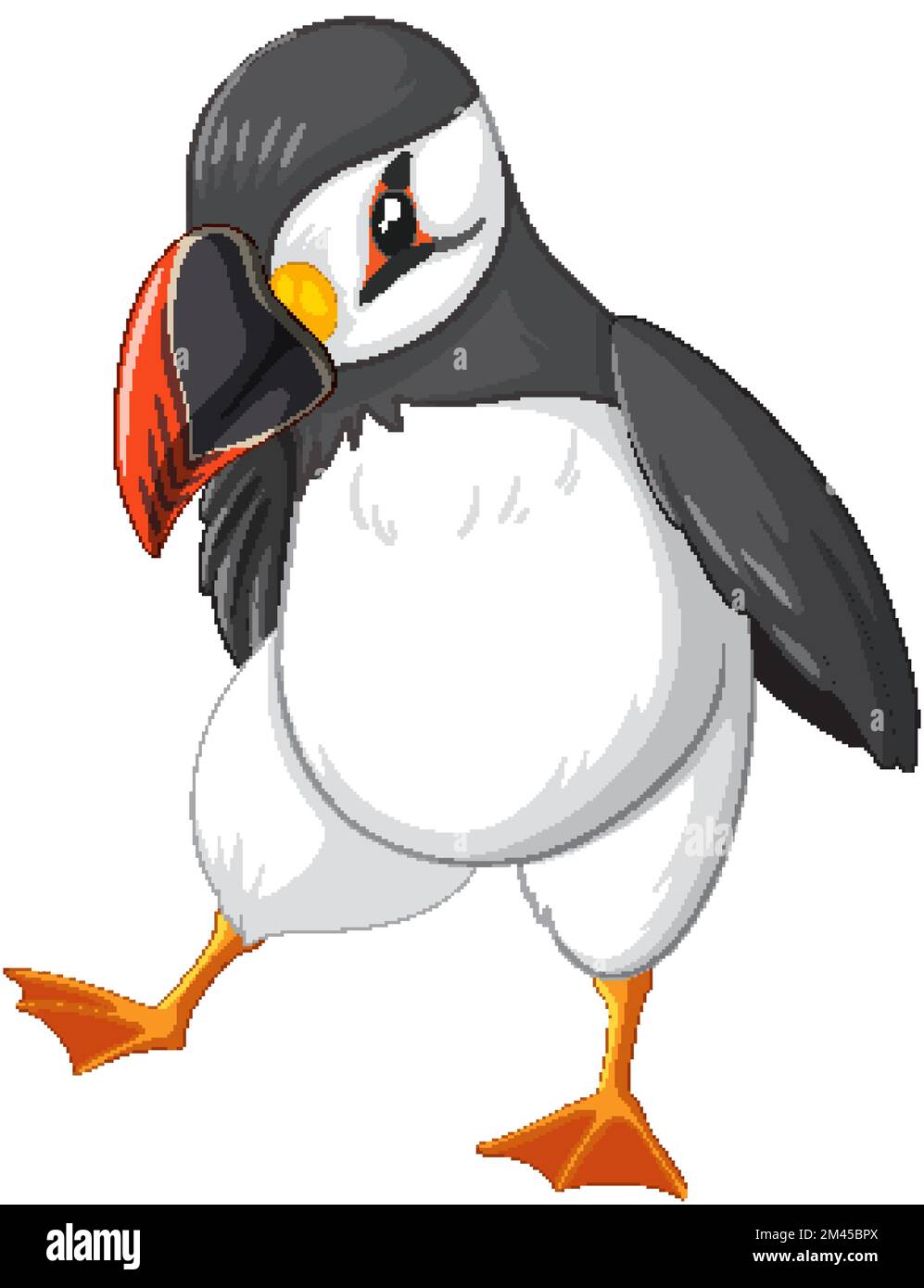 Puffin bird isolated vector illustration Stock Vector Image & Art - Alamy